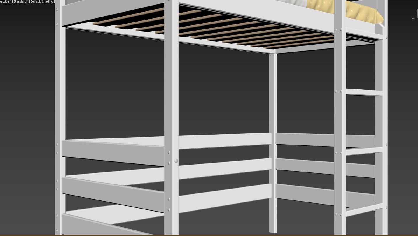 Bunk Bed free 3D model | CGTrader