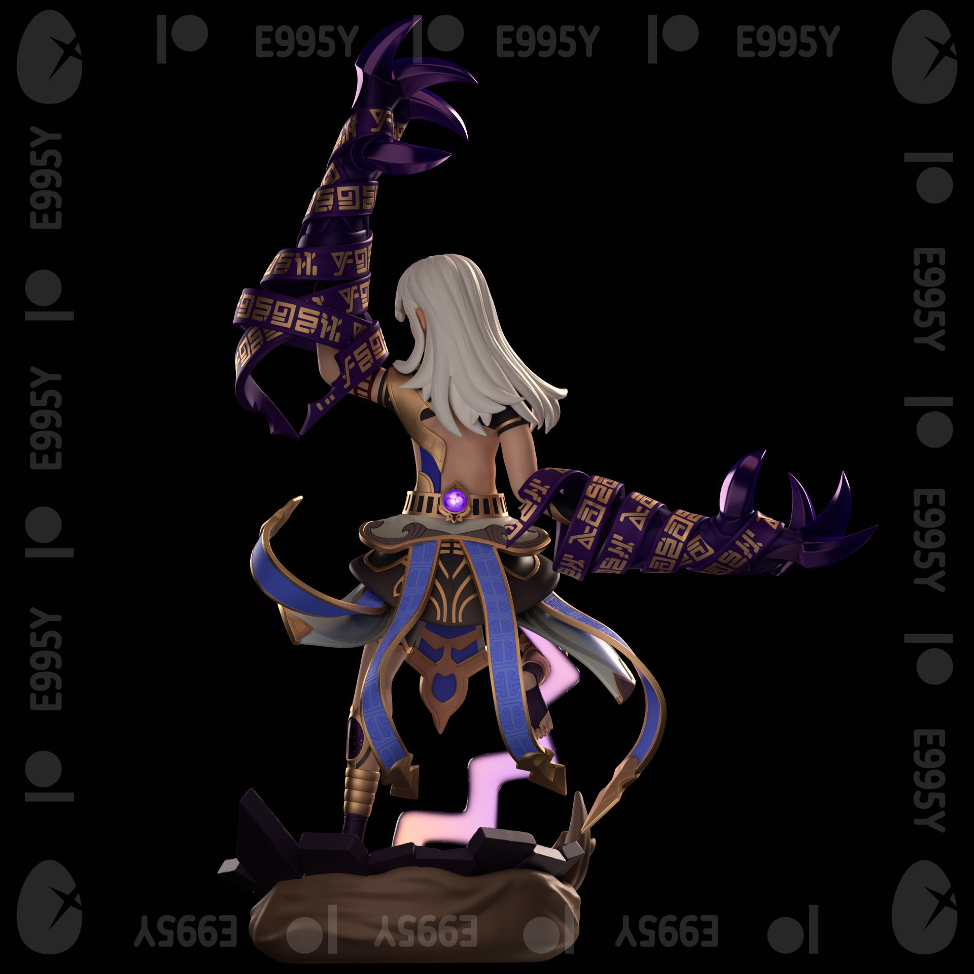 Genshin Impact - Cyno Figure STL file for 3D printing 3D model 3D ...