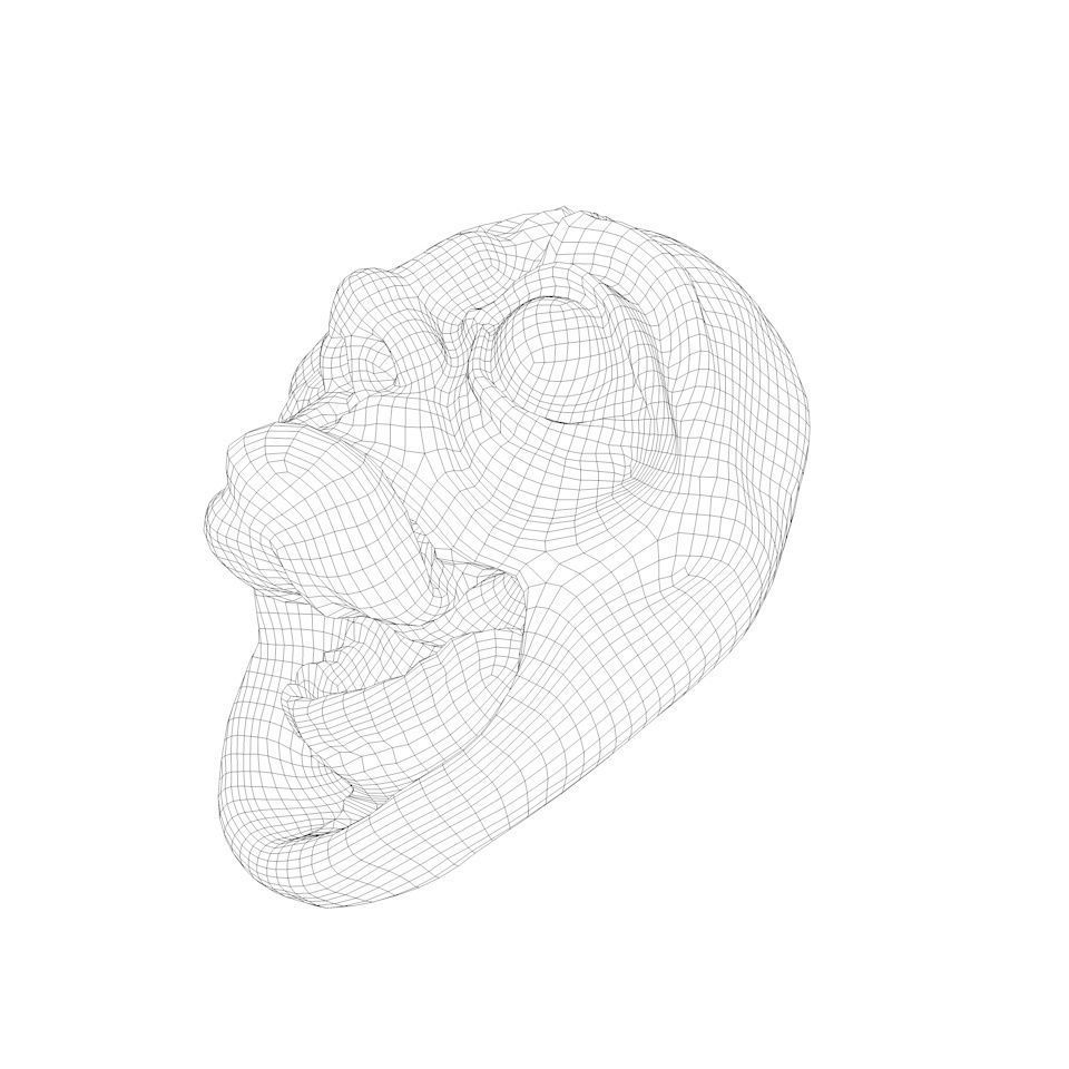 Funky Head Decoration free VR / AR / low-poly 3D model | CGTrader