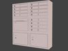 3D model Stylized Community Mailbox VR / AR / low-poly | CGTrader