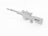 3D model Accuracy International AS50 sniper rifle gun VR / AR / low ...