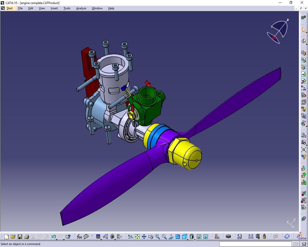 RC Engine 3D model Assembly 3D model | CGTrader