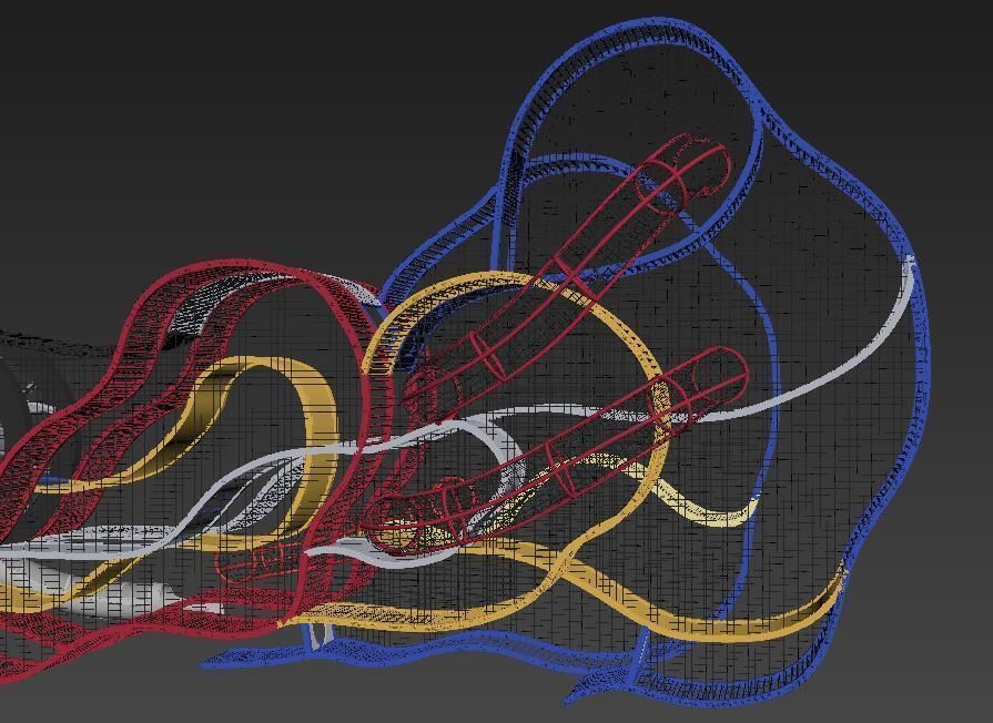 Bicycle wall holla climbing series children vertical playground 3D ...