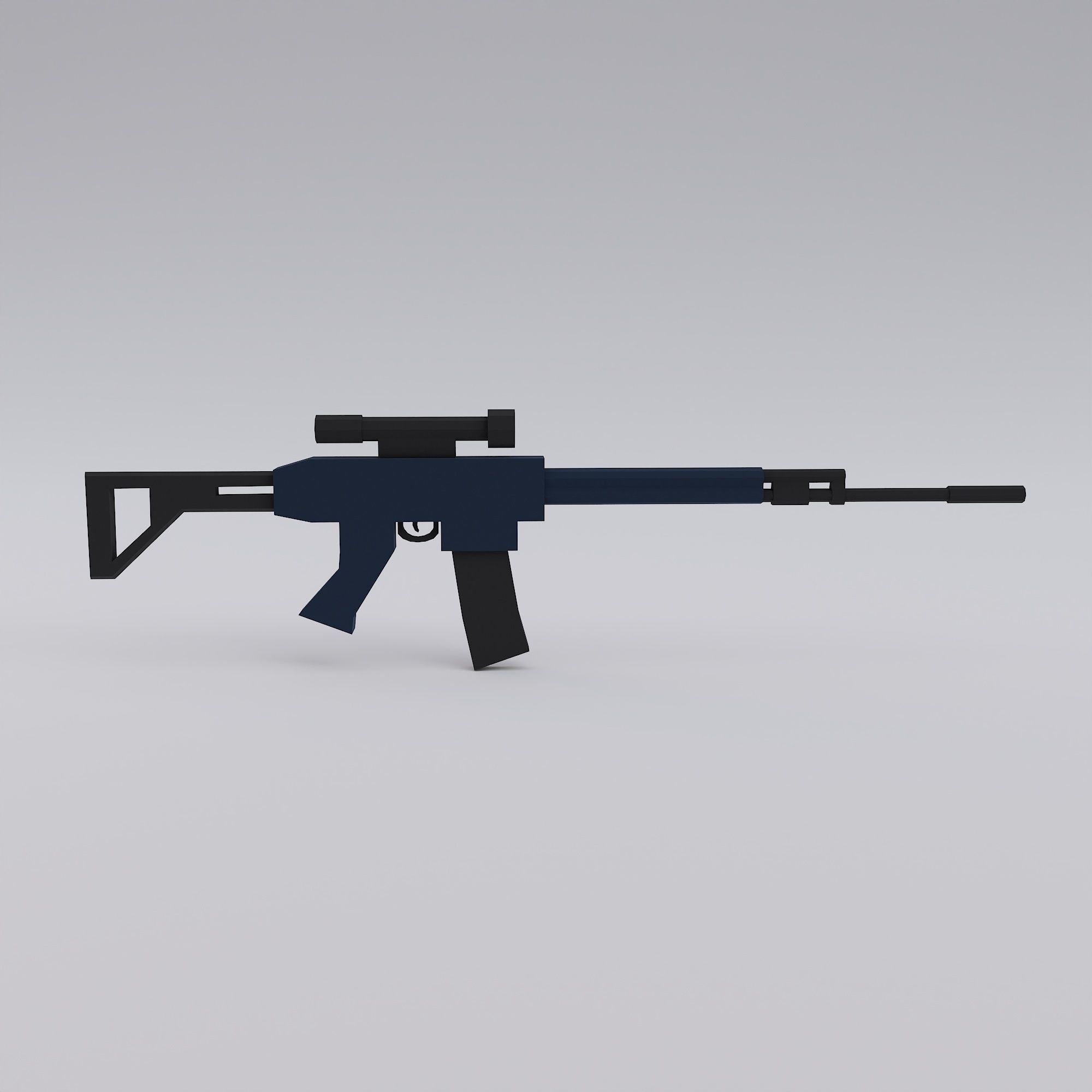 3D model Pindad SS2 sniper rifle gun VR / AR / low-poly | CGTrader