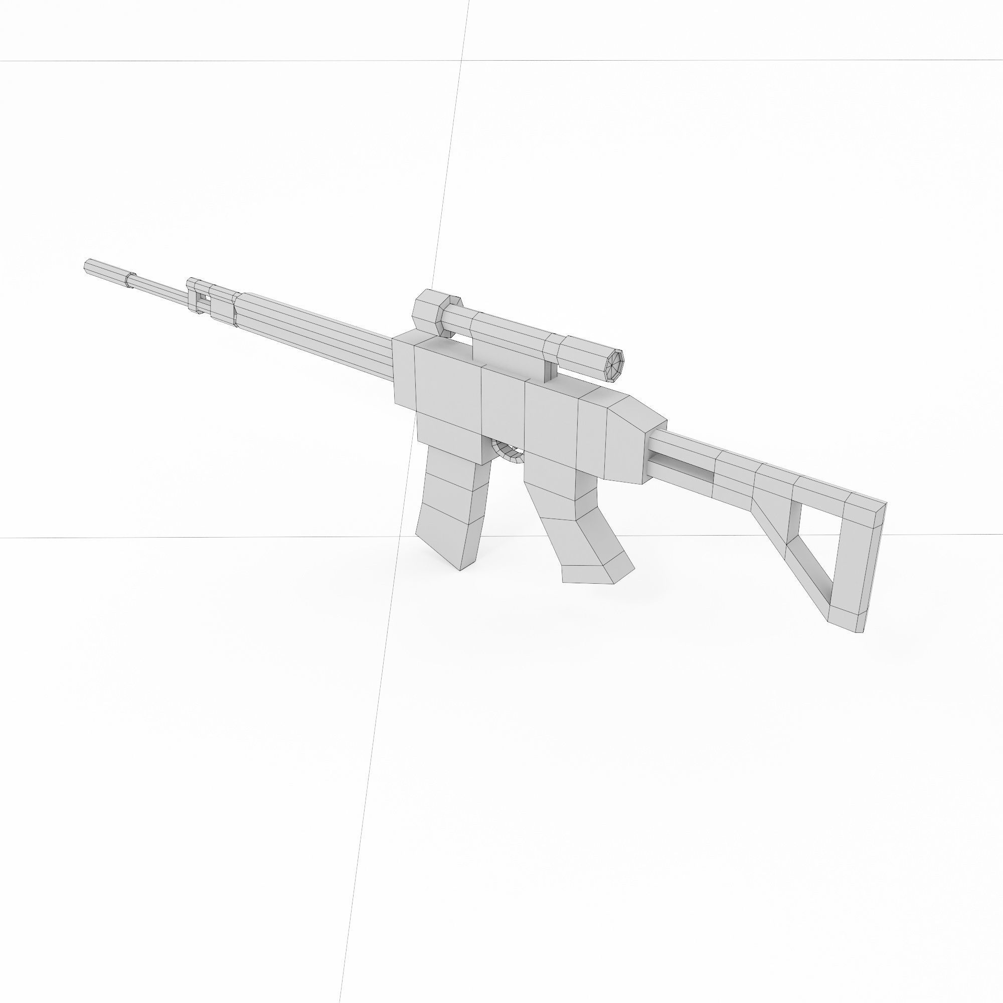3D model Pindad SS2 sniper rifle gun VR / AR / low-poly | CGTrader