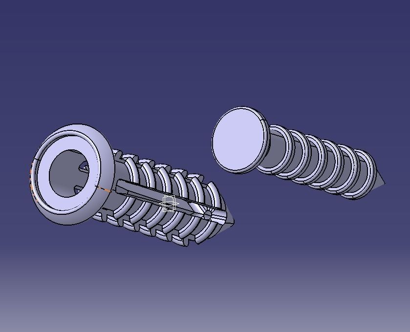 Retainer Blind Rivet Thinner Version-04 3D model 3D printable | CGTrader