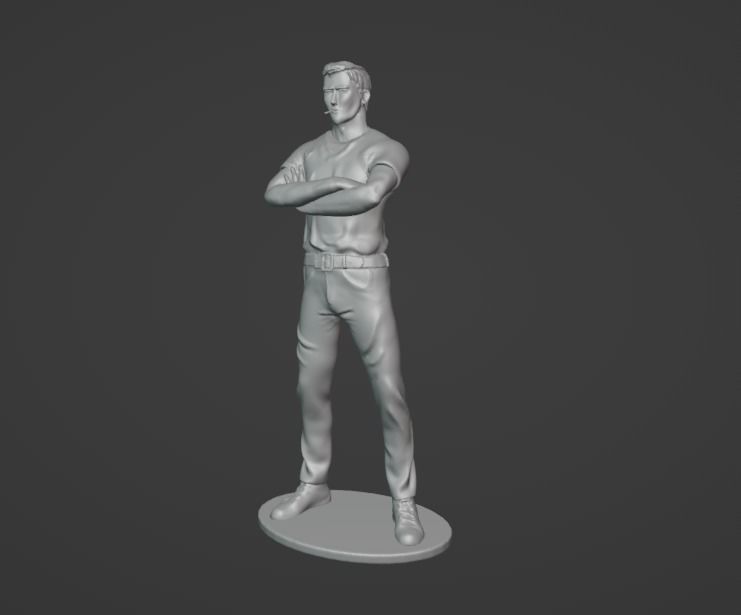 Bunta Fujiwara Initial D legend Anime ready to print 3D model 3D ...