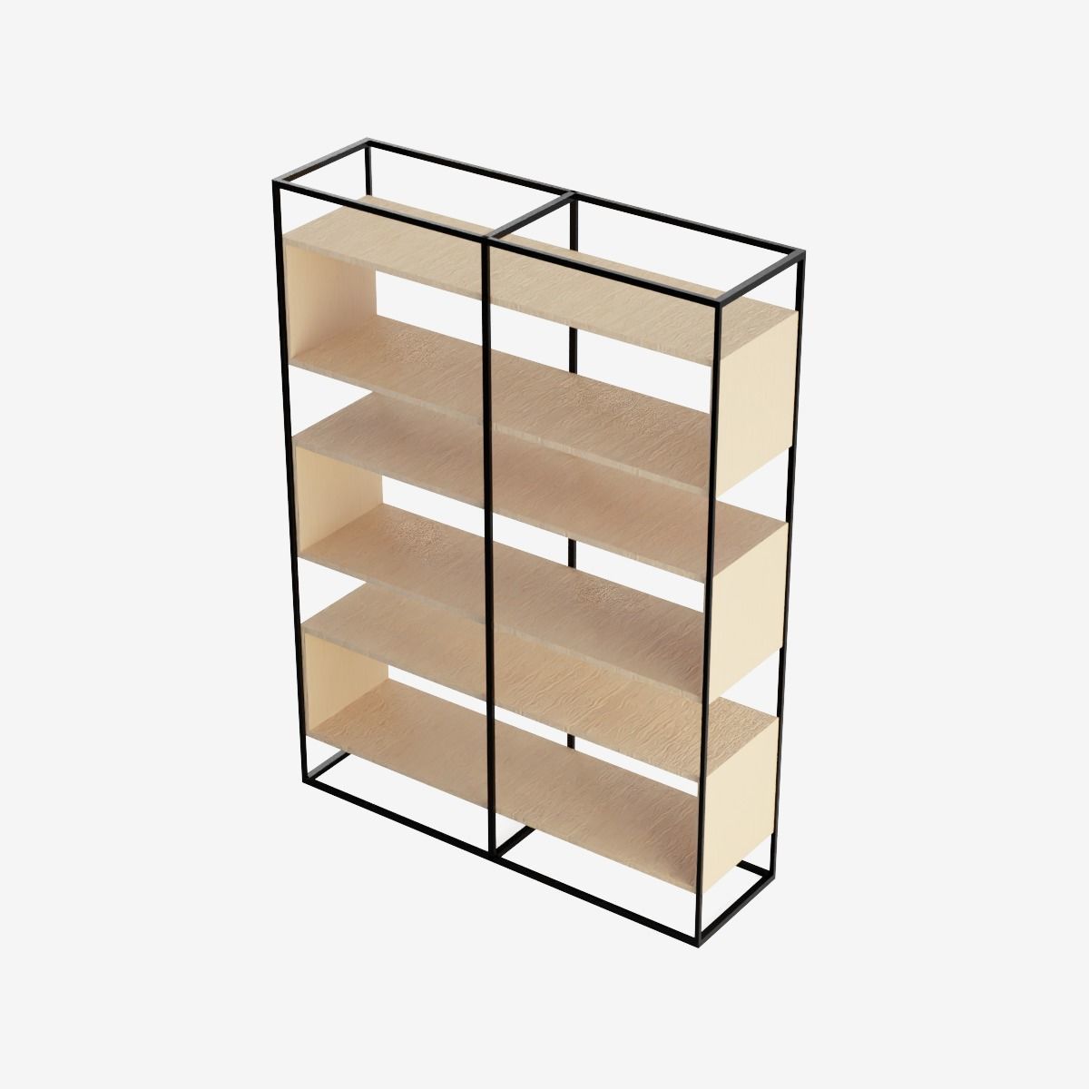 3D model Ordinary bookcase VR / AR / low-poly | CGTrader