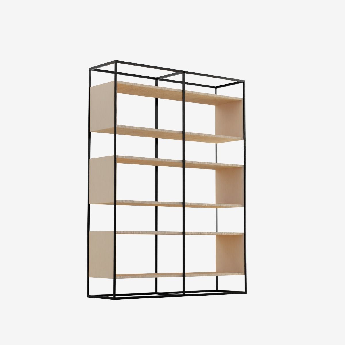 3D model Ordinary bookcase VR / AR / low-poly | CGTrader