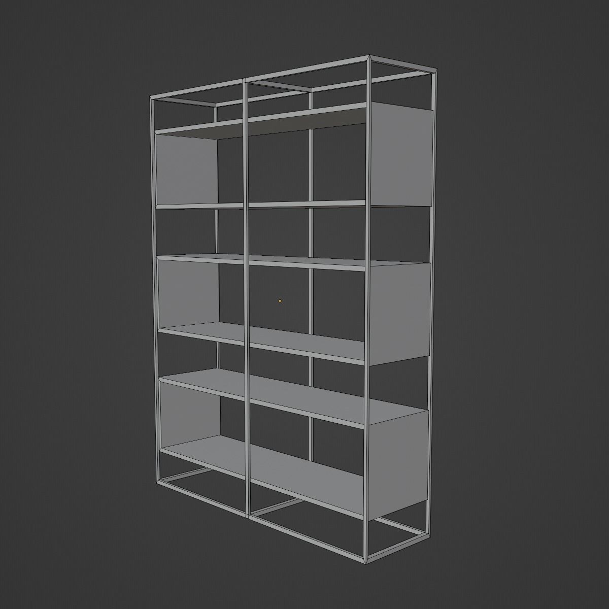 3D model Ordinary bookcase VR / AR / low-poly | CGTrader