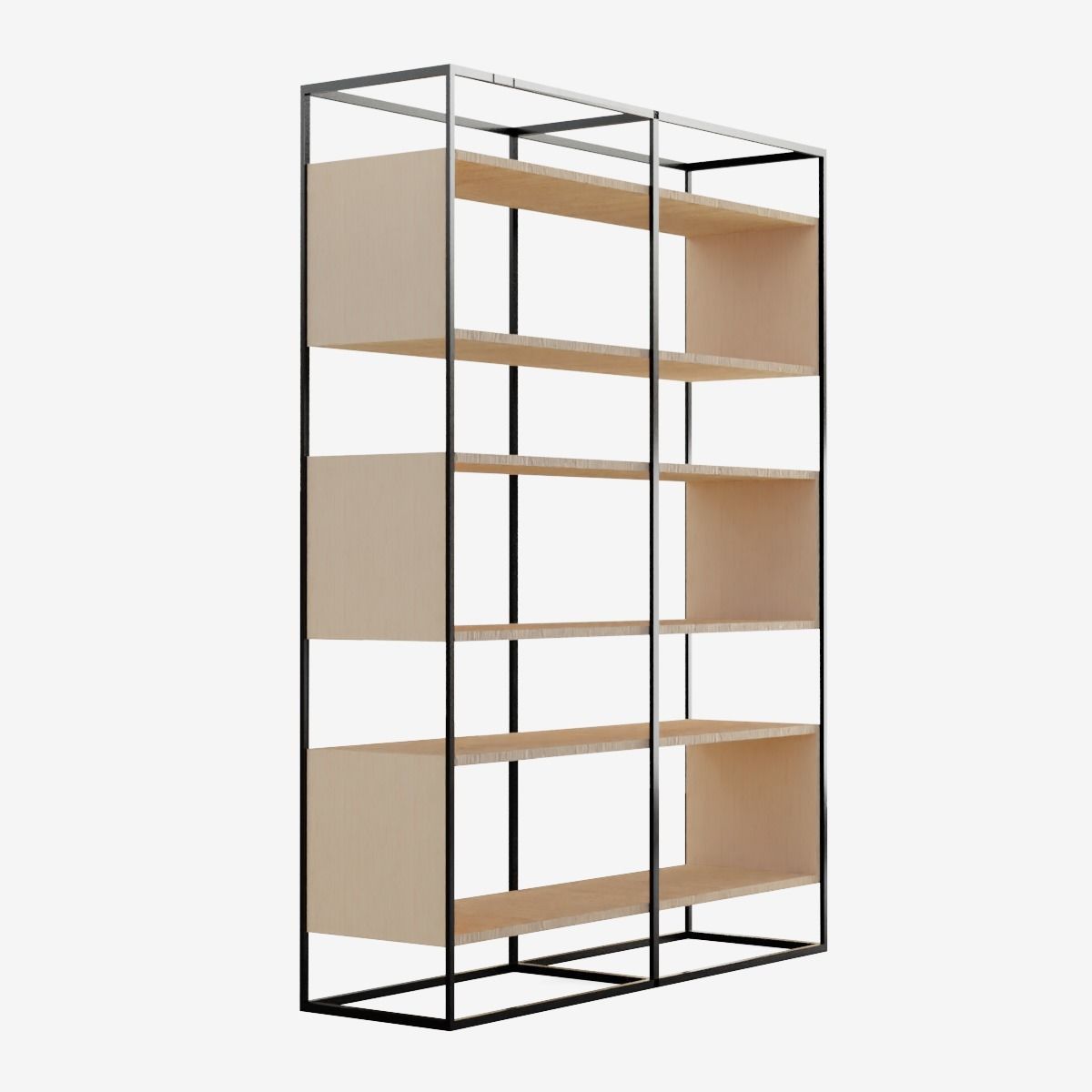 3D model Ordinary bookcase VR / AR / low-poly | CGTrader