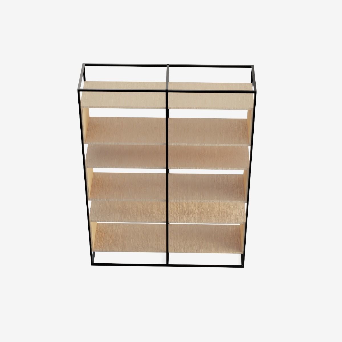 3D model Ordinary bookcase VR / AR / low-poly | CGTrader