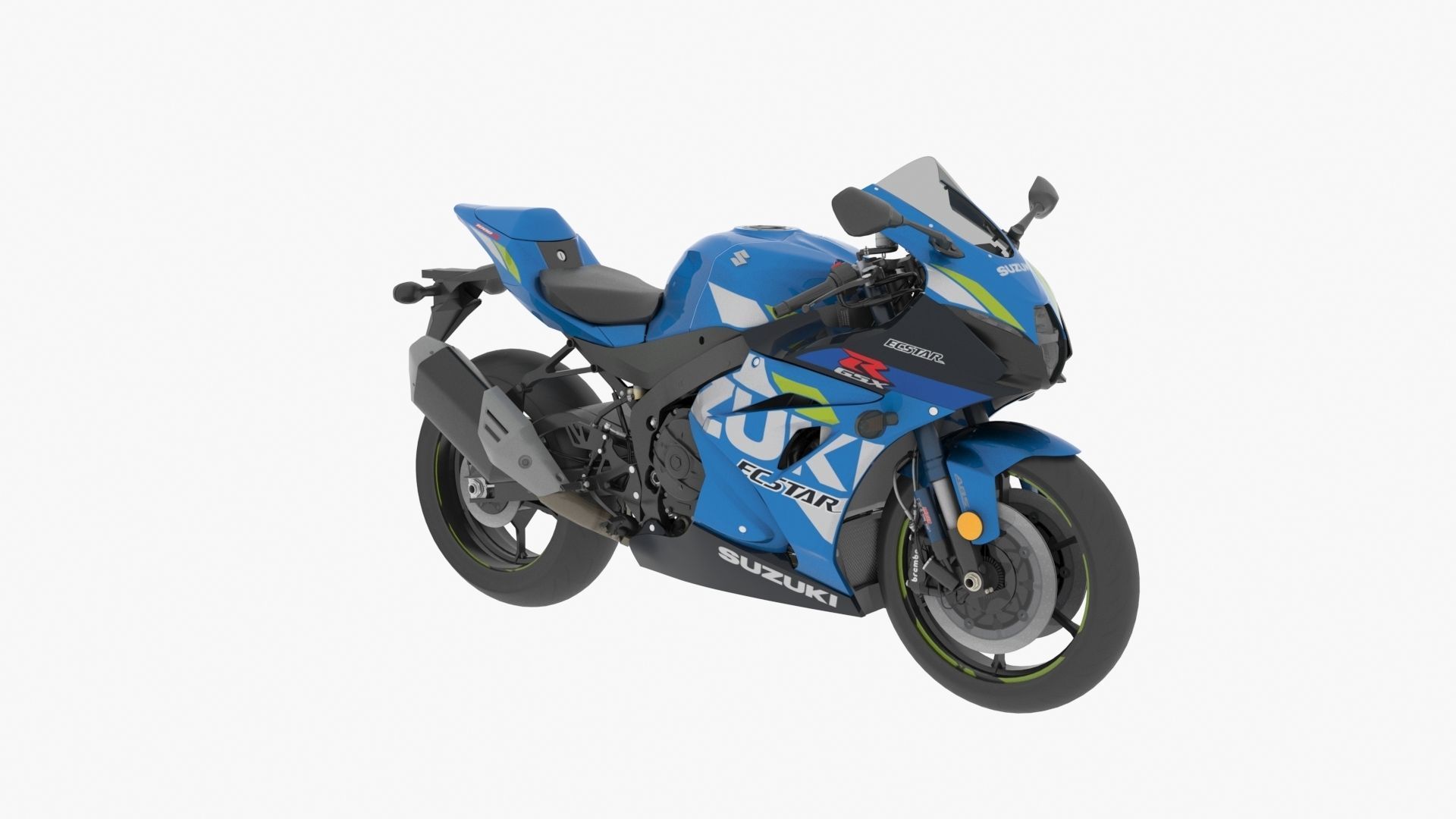 Suzuki GSX R1000R 3D model | CGTrader