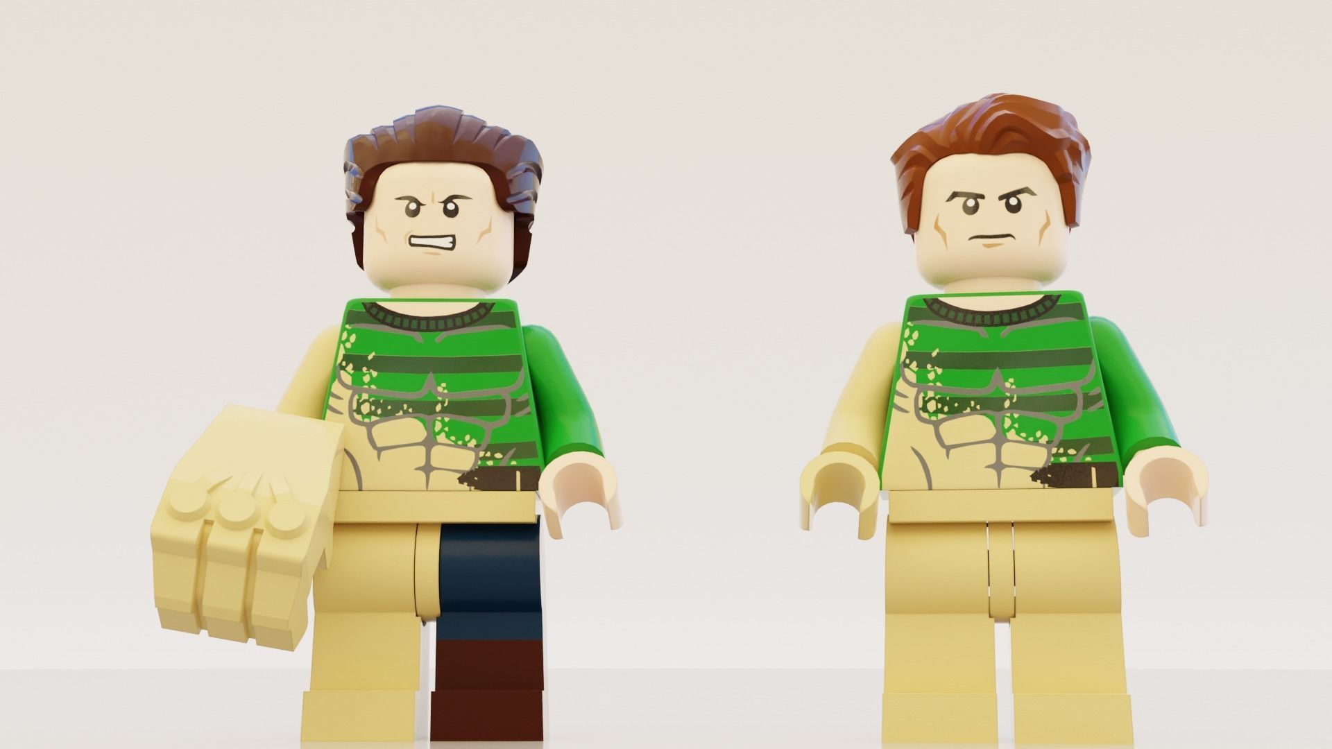 Lego Sandman and Mysterio mini pack 3D model | CGTrader