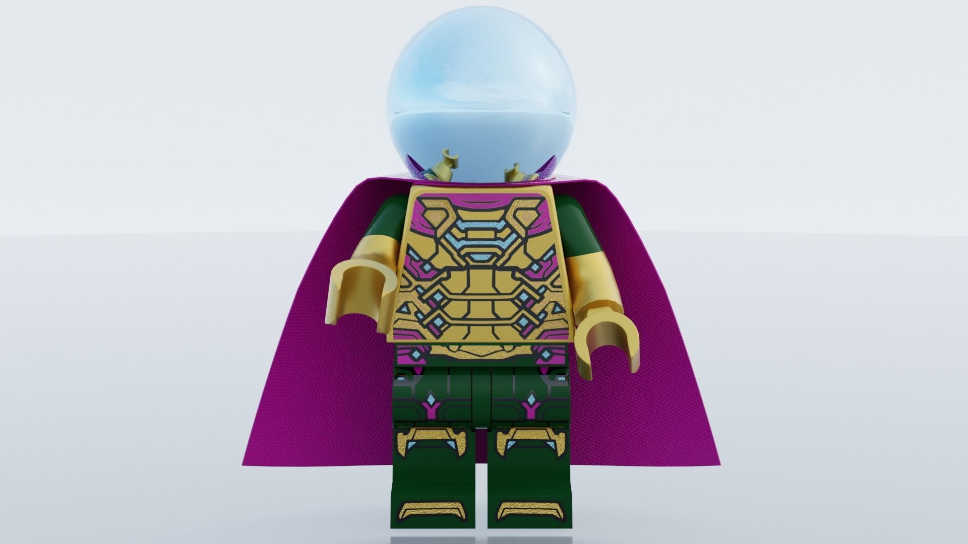 Lego Sandman and Mysterio mini pack 3D model | CGTrader