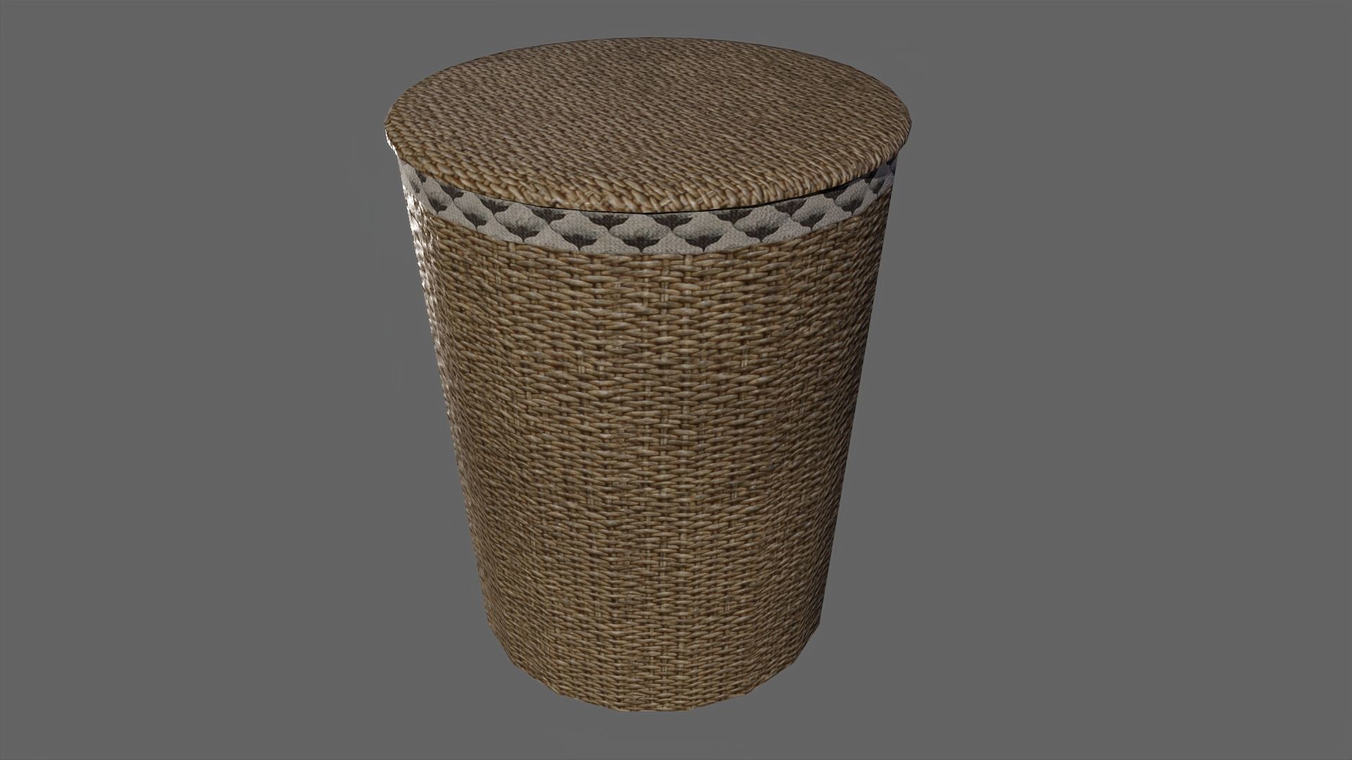 Wicker Basket free VR / AR / low-poly 3D model | CGTrader