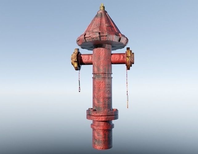 StreetPipeHydrant old fire hydrant 3D model | CGTrader