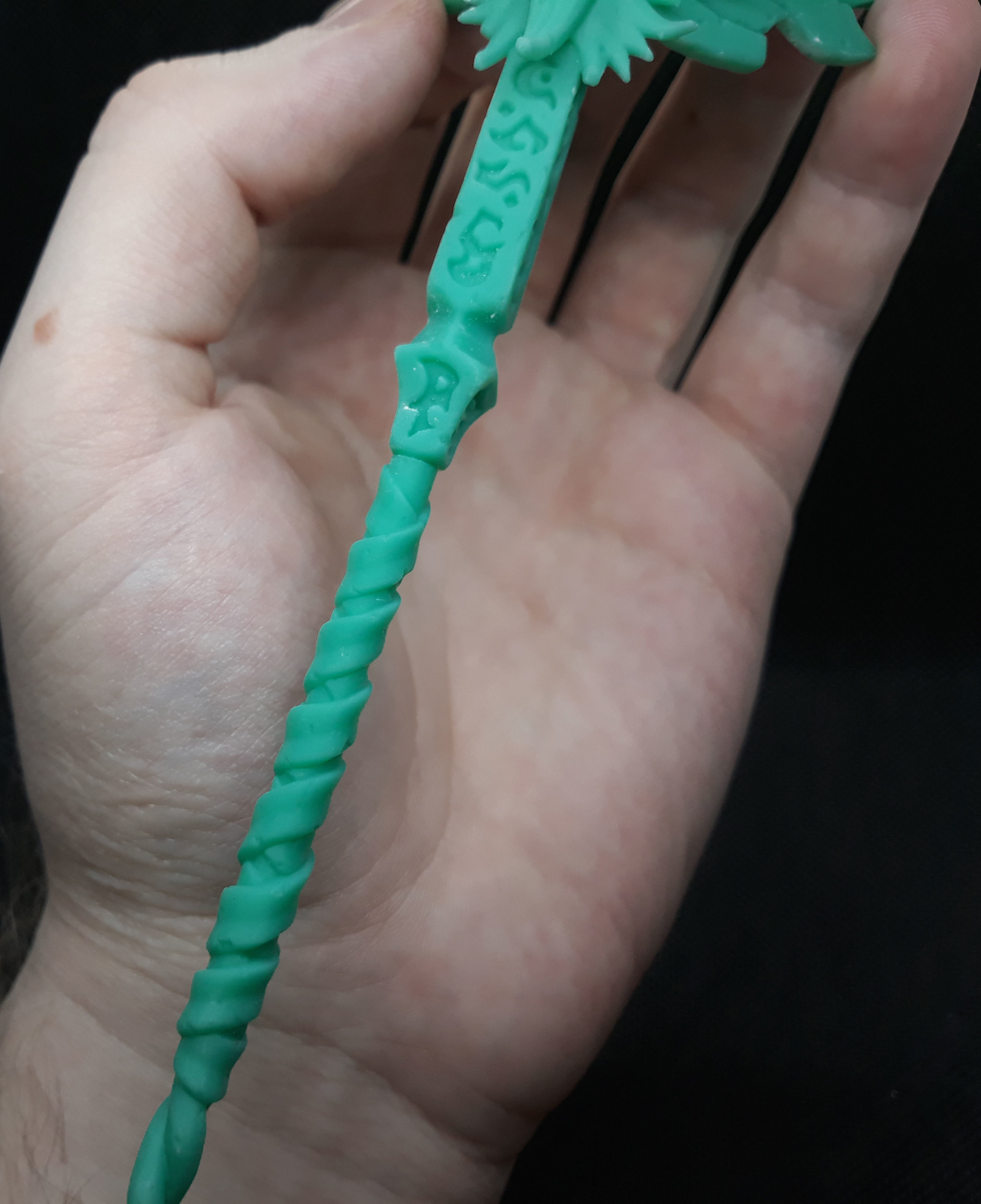 Rune staff 3d print 3D model 3D printable | CGTrader