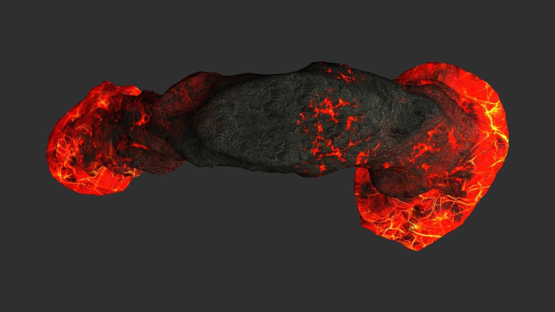 3D model Small Arch - Lava VR / AR / low-poly | CGTrader