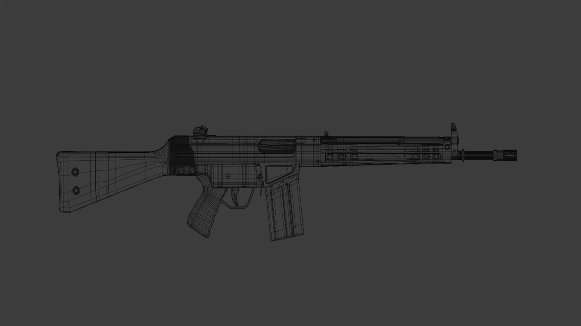 G3 Rifle 3D model | CGTrader