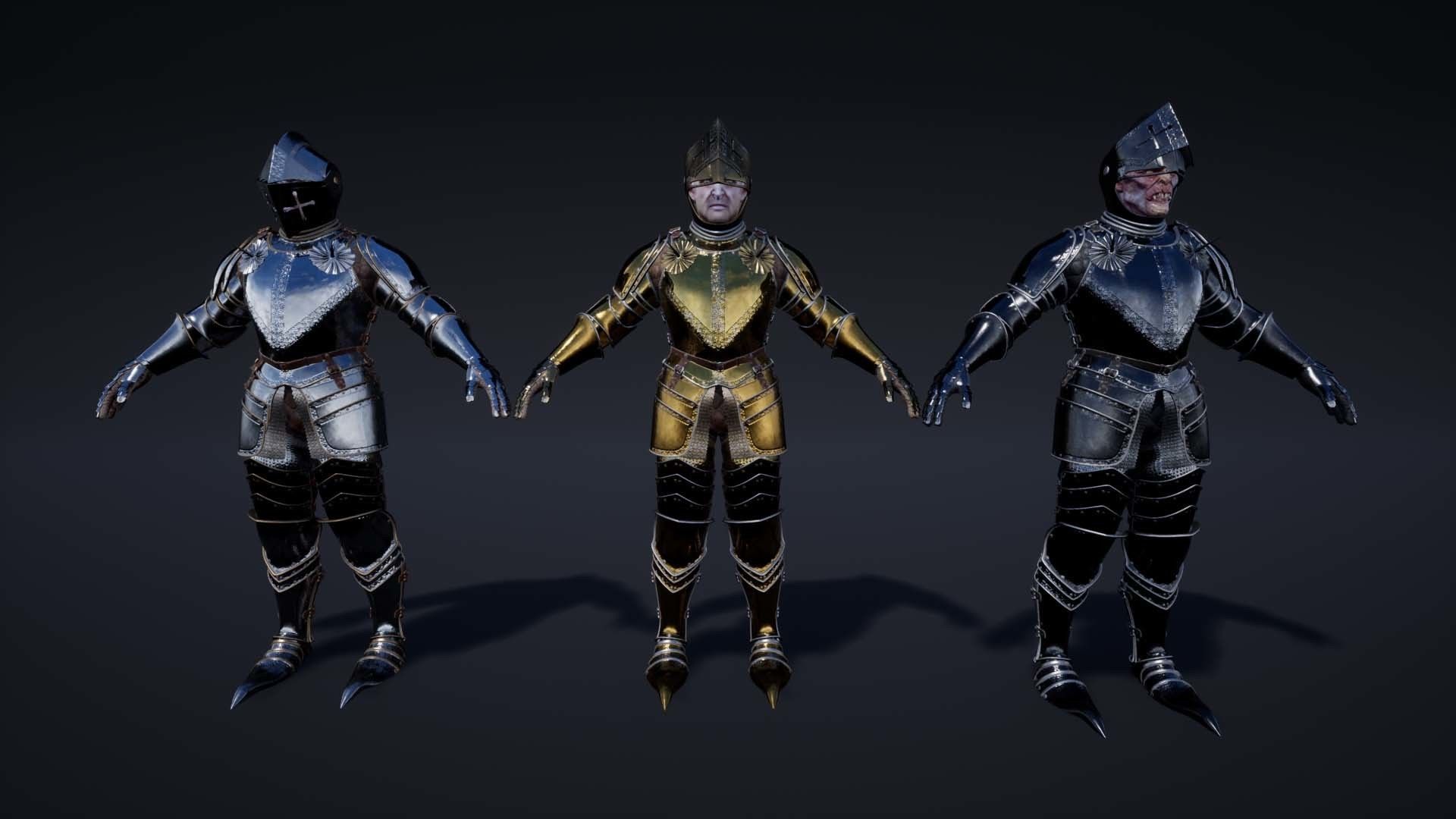 3D model Knights Pack VR / AR / low-poly | CGTrader