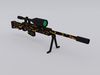 3D model ROBAR RC50 sniper rifle gun VR / AR / low-poly | CGTrader