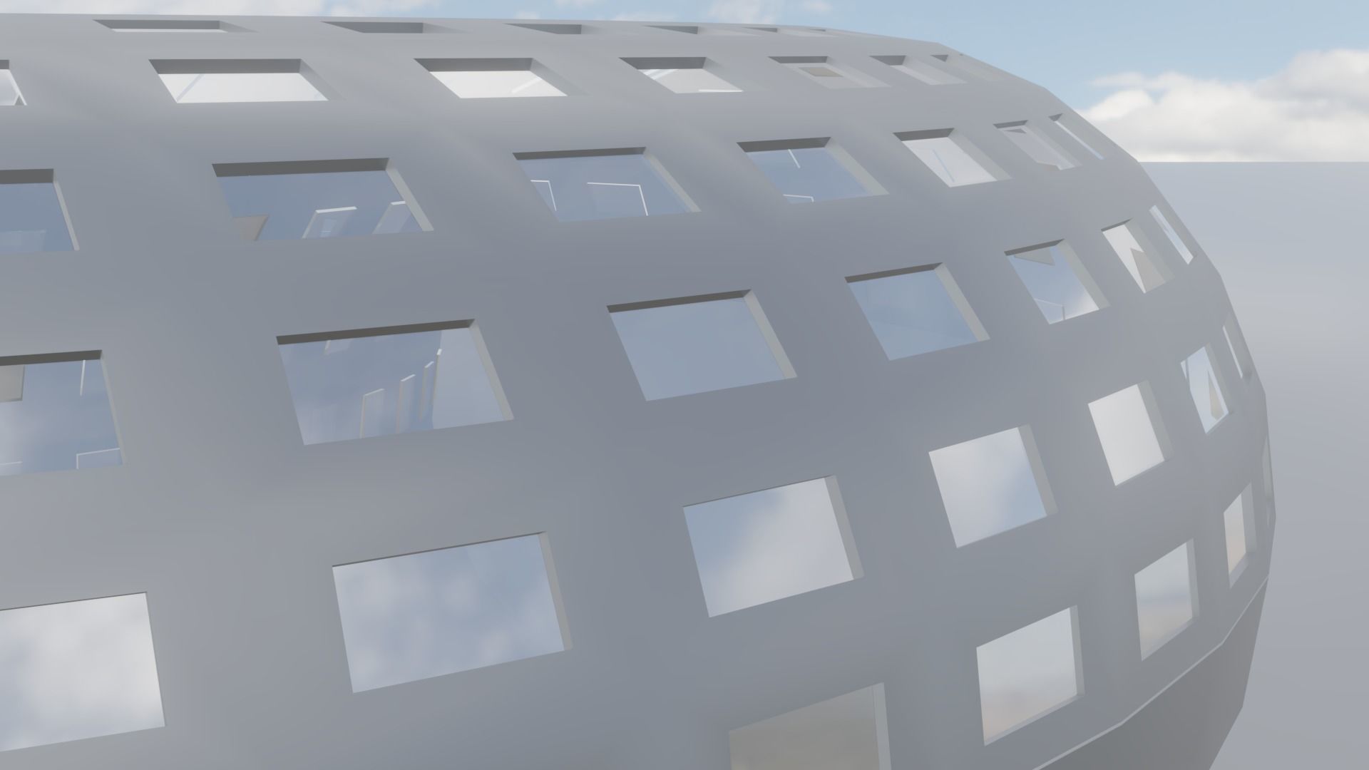 Parametric Building 1f1 3D model | CGTrader