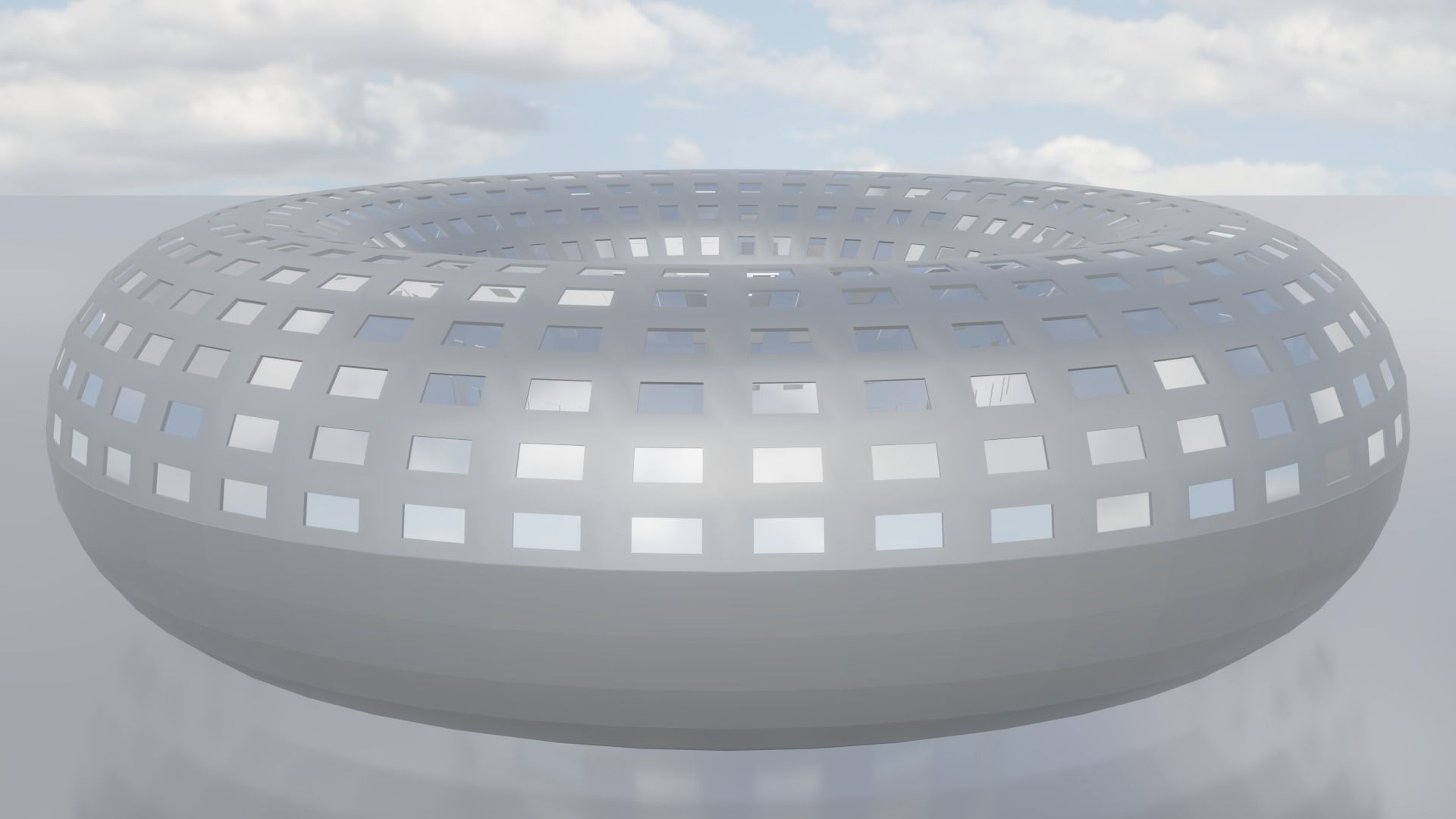 Parametric Building 1f1 3D model | CGTrader