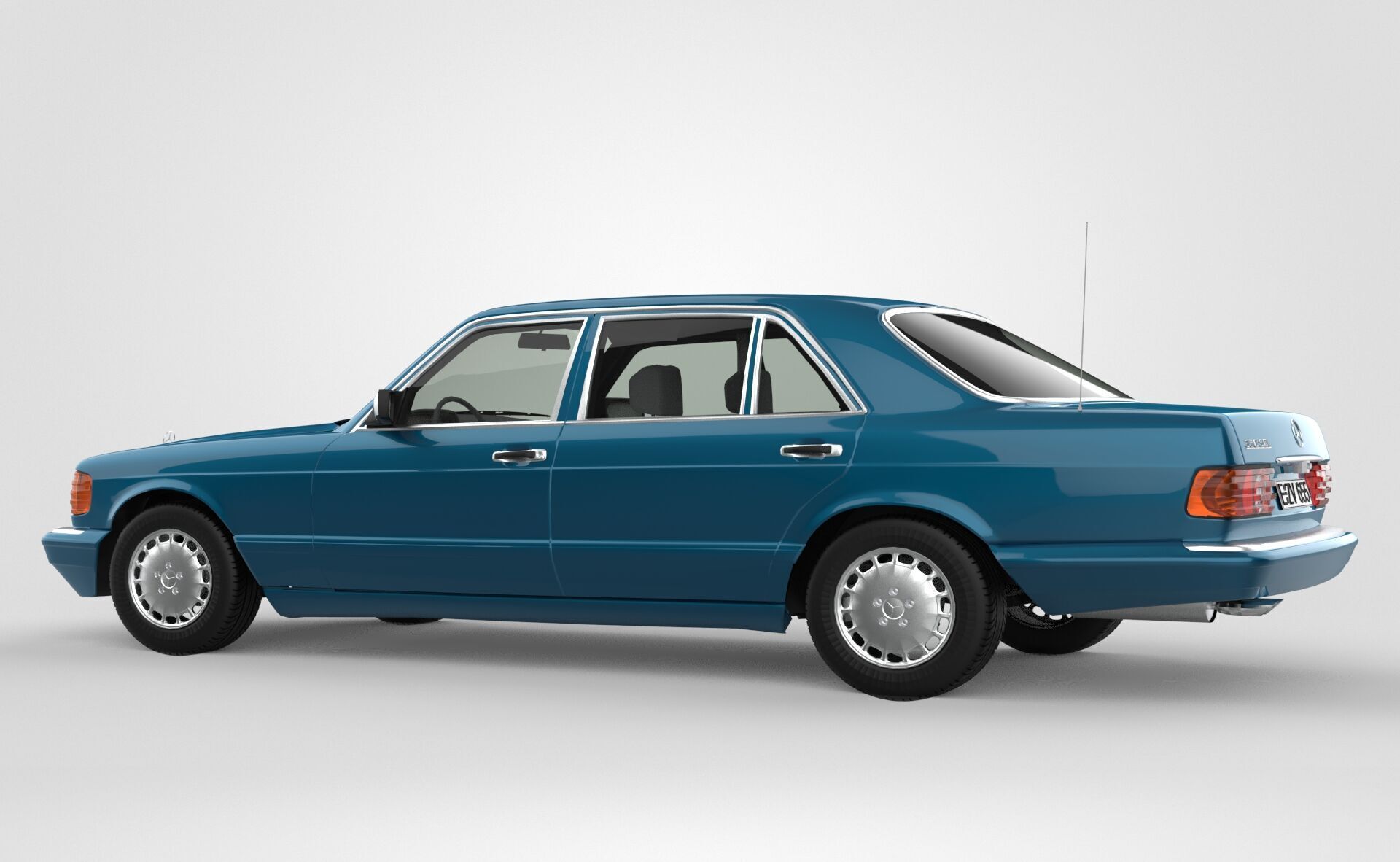 Mercedes Benz 350 SEL 3D model | CGTrader