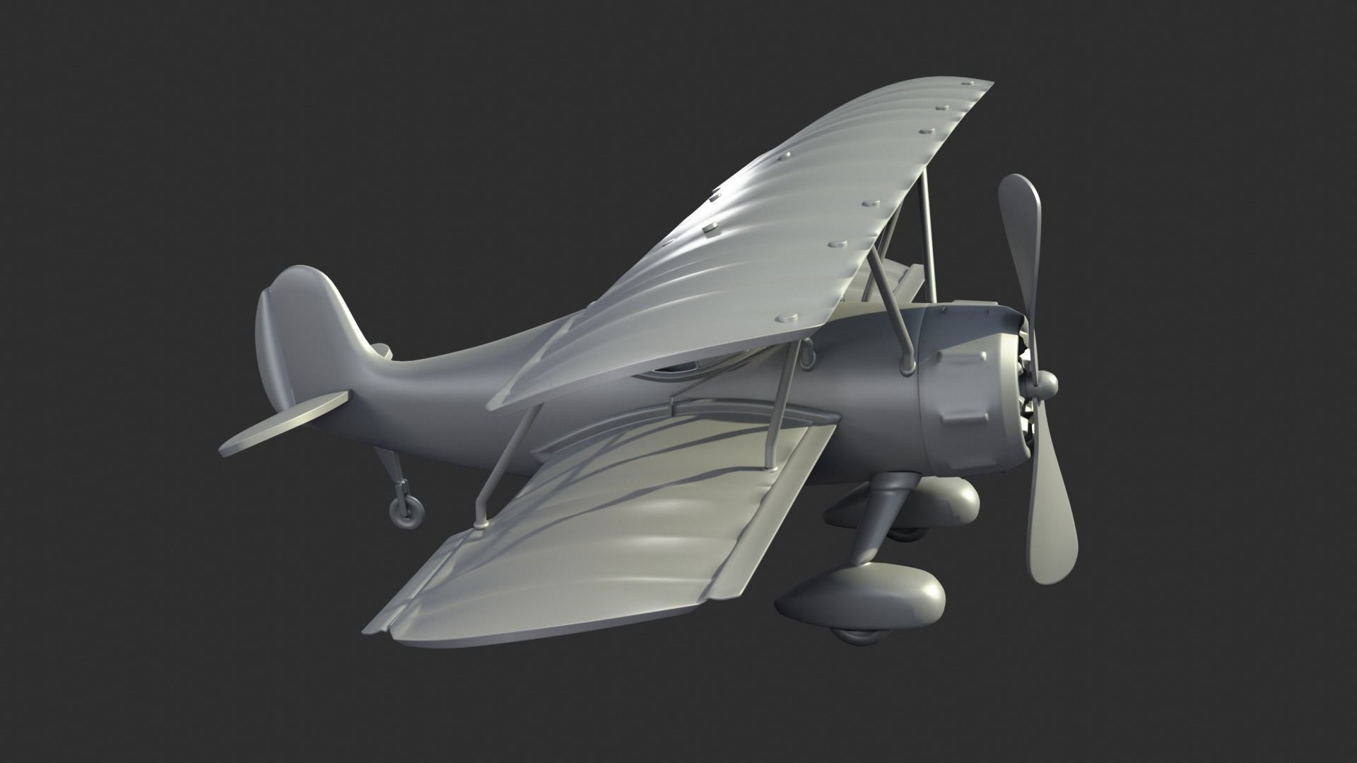 Mighty Hawk Aircraft 3D model | CGTrader