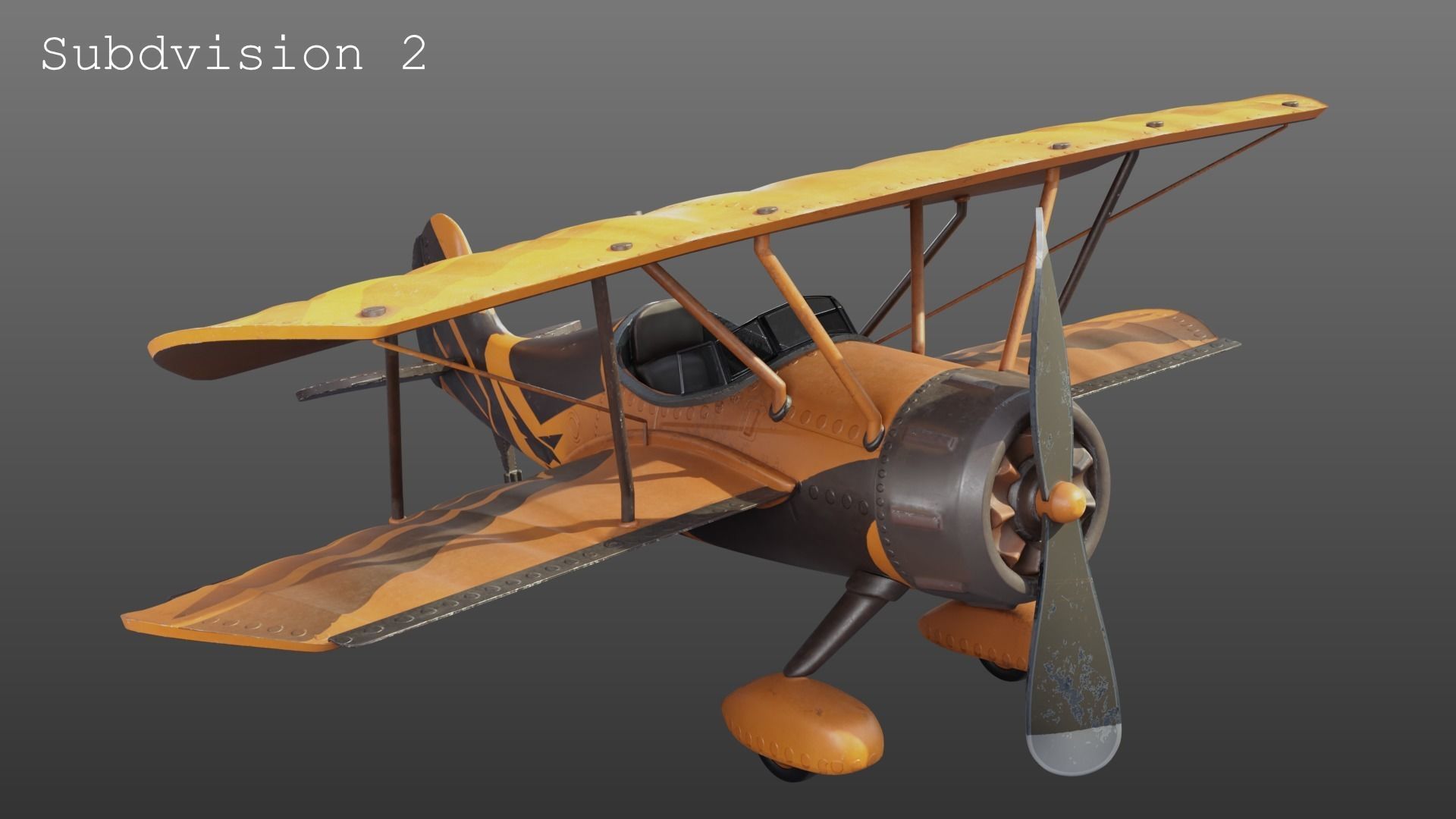 Mighty Hawk Aircraft 3D model | CGTrader