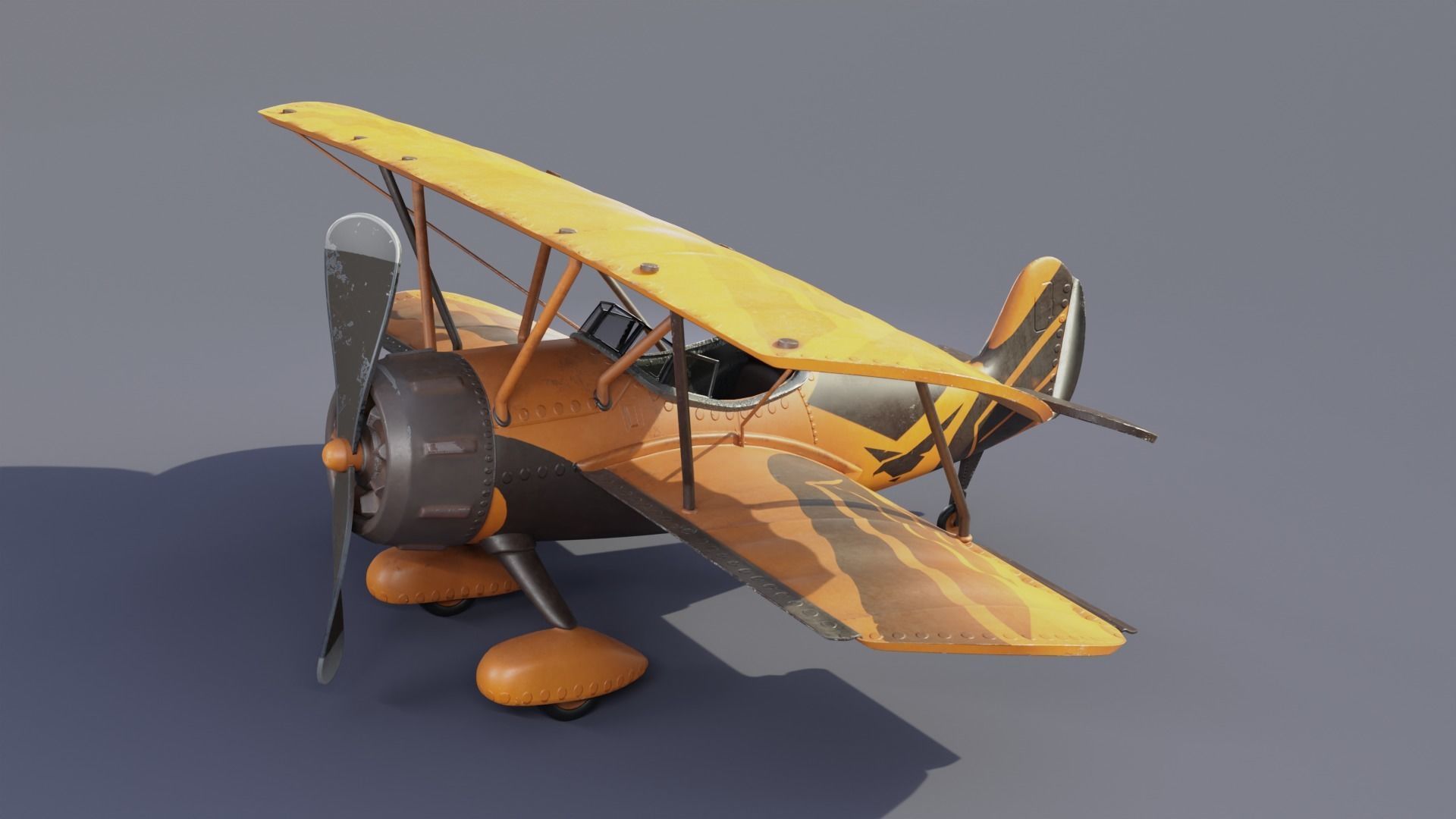 Mighty Hawk Aircraft 3D model | CGTrader