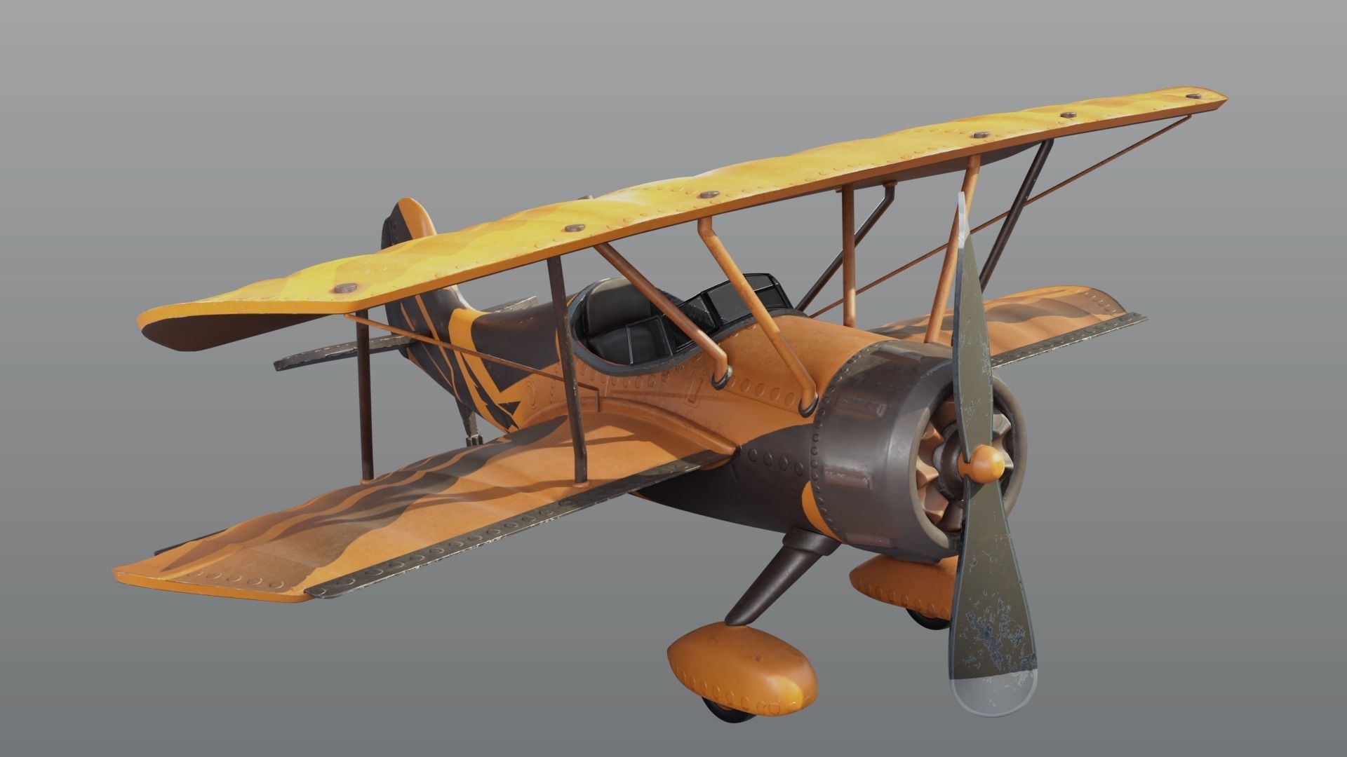 Mighty Hawk Aircraft 3D model | CGTrader