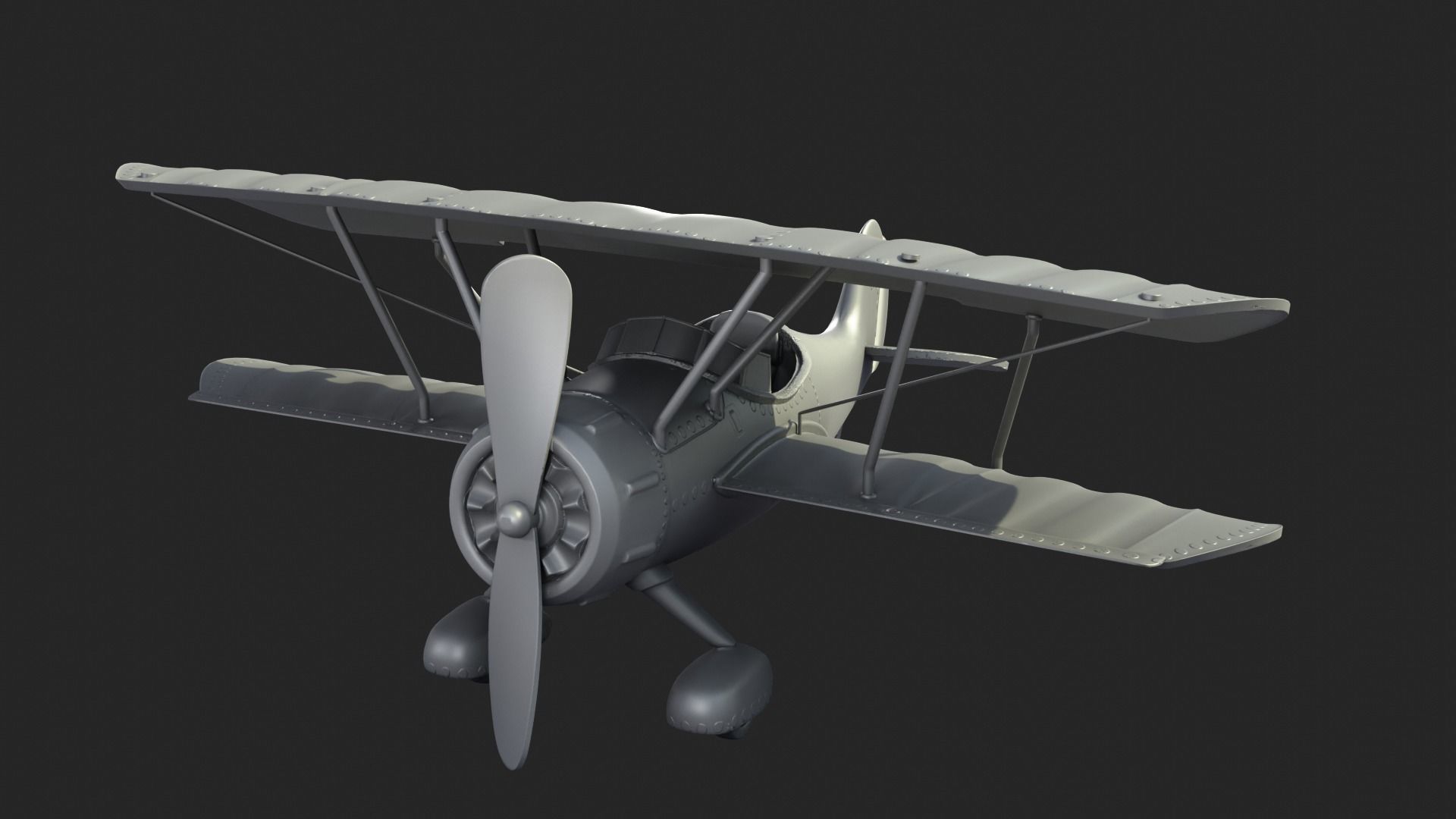 Mighty Hawk Aircraft 3D model | CGTrader