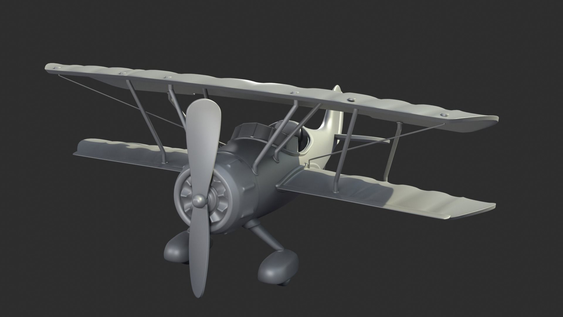 Mighty Hawk Aircraft 3D model | CGTrader
