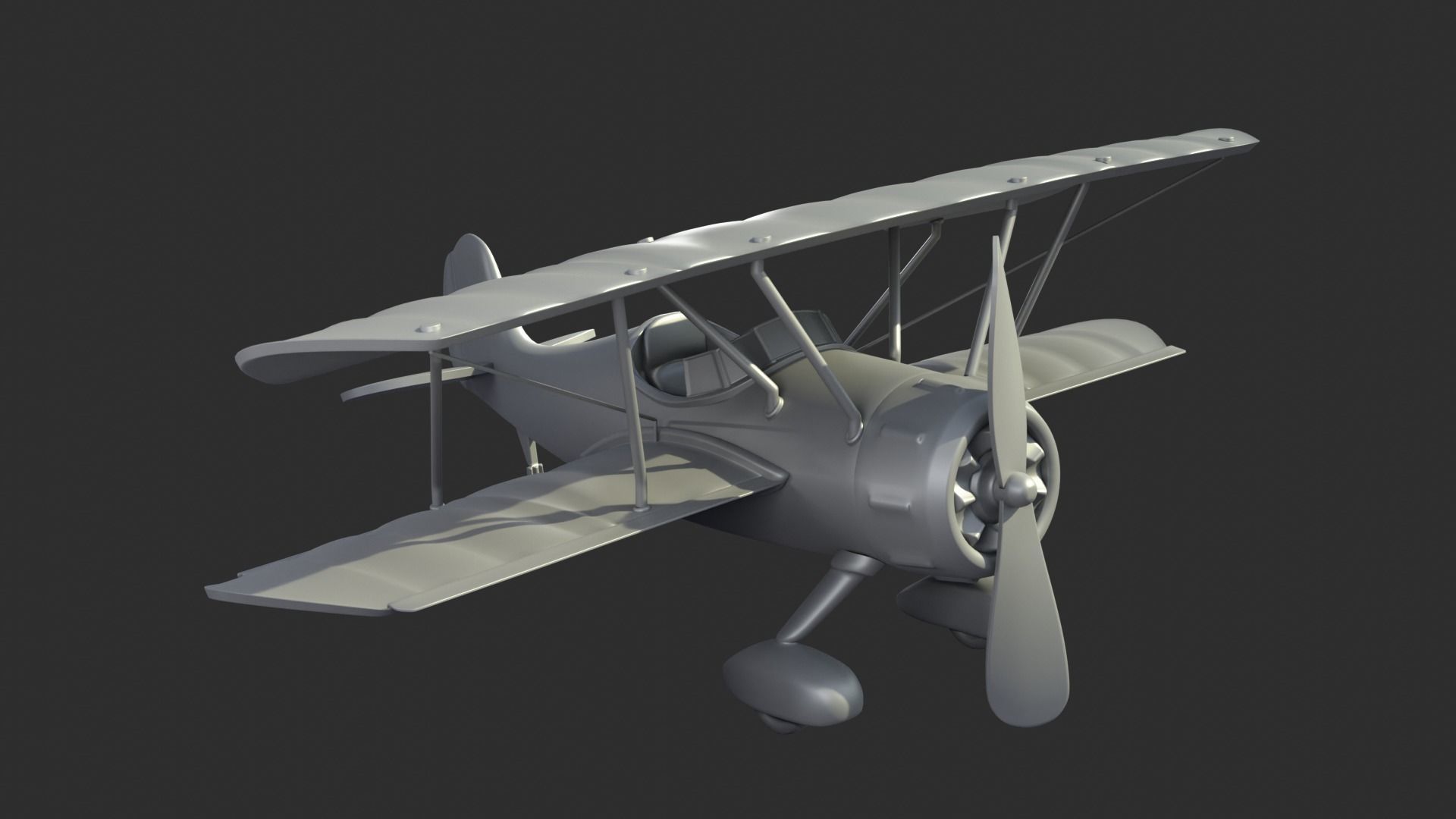 Mighty Hawk Aircraft 3D model | CGTrader
