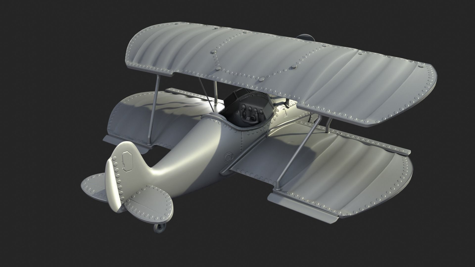 Mighty Hawk Aircraft 3D model | CGTrader
