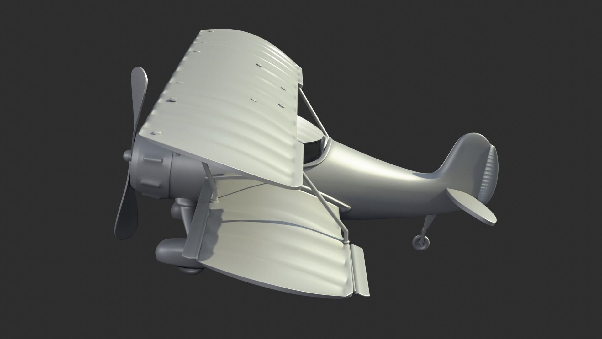 Mighty Hawk Aircraft 3D model | CGTrader