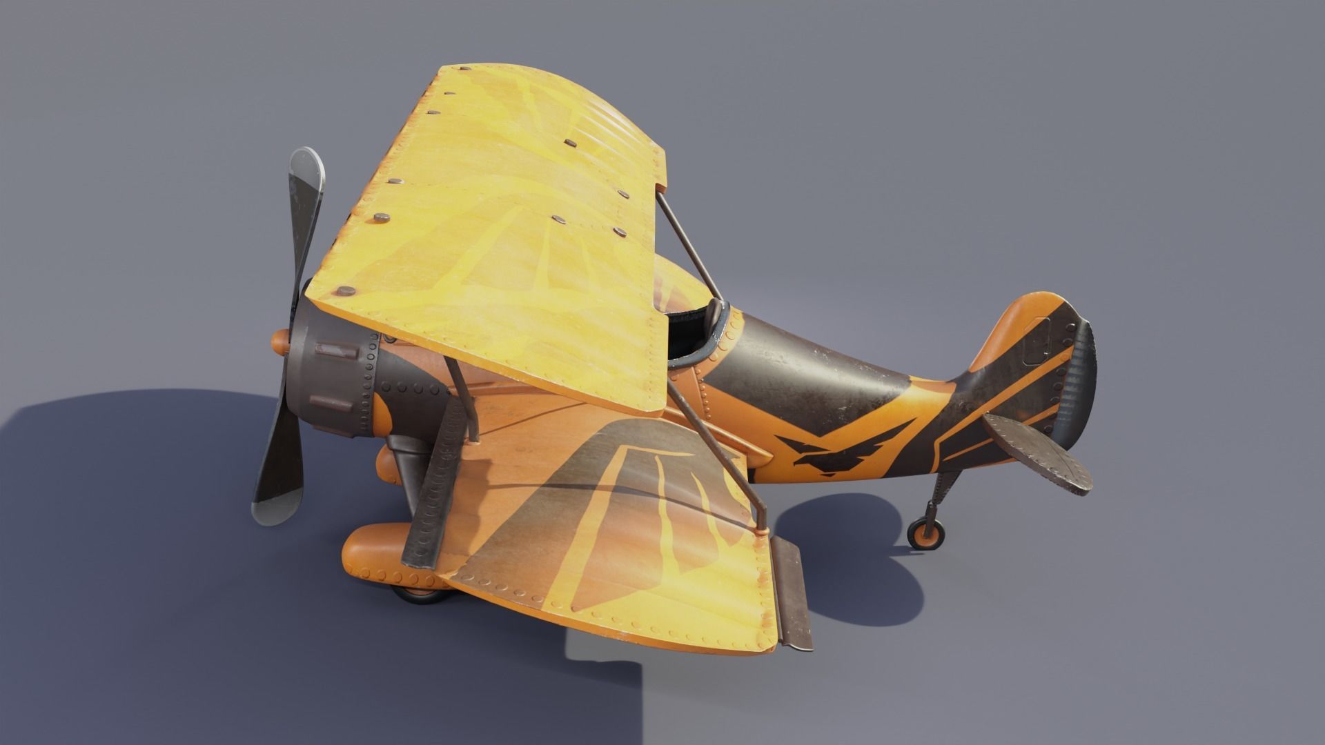 Mighty Hawk Aircraft 3D model | CGTrader