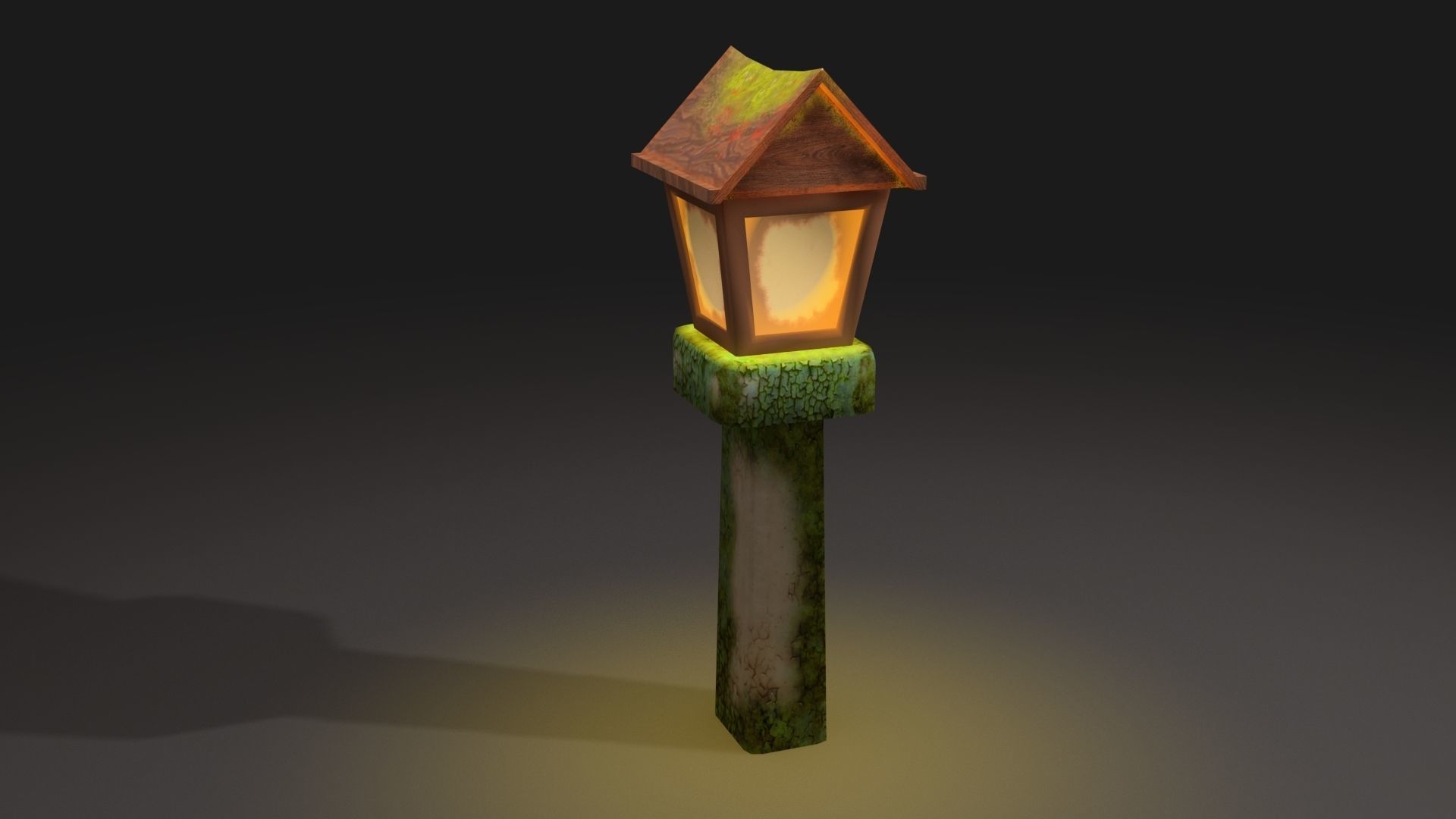 3D model Low Poly Wooden Lights VR / AR / low-poly | CGTrader