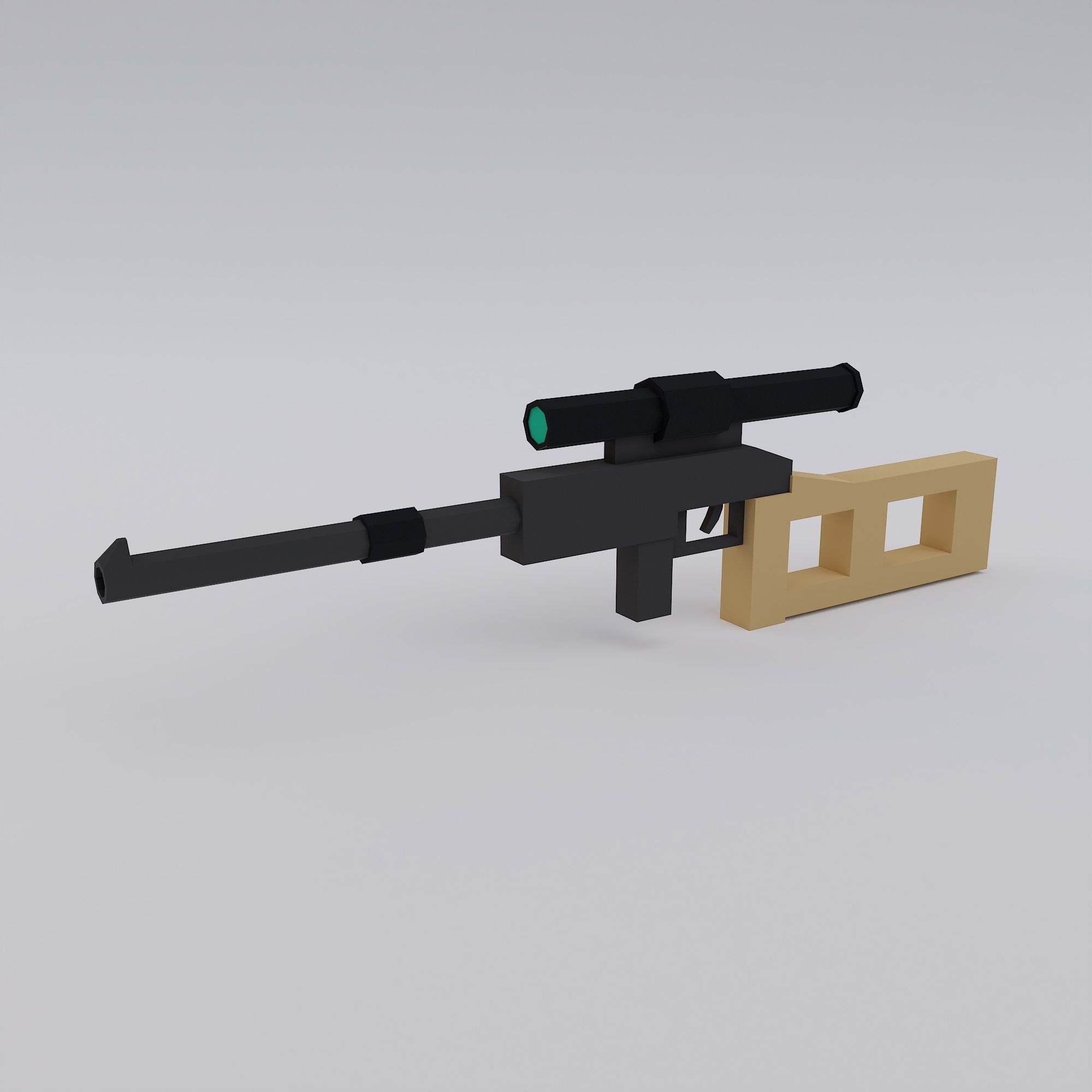 3D model VSK 94 sniper rifle gun VR / AR / low-poly | CGTrader