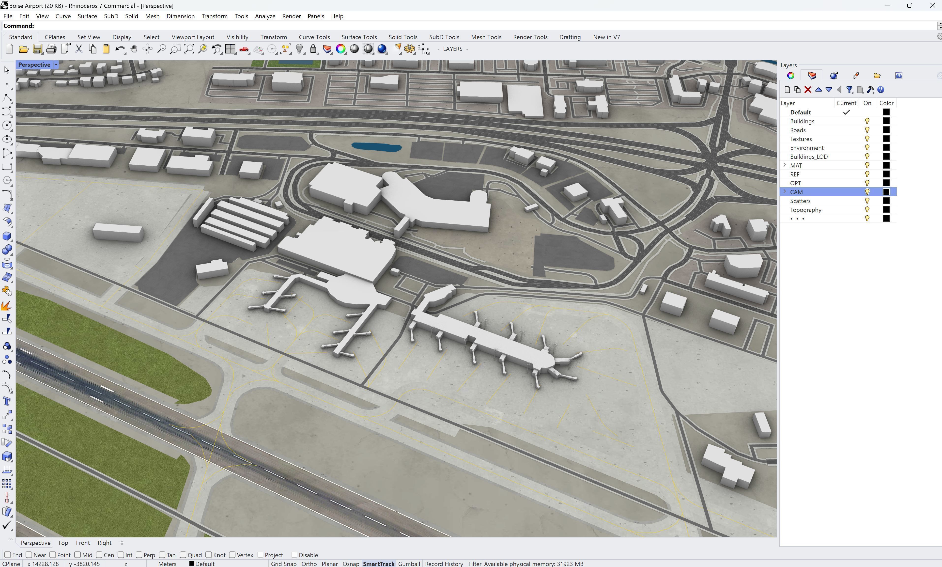 3D model Boise Airport VR / AR / low-poly | CGTrader
