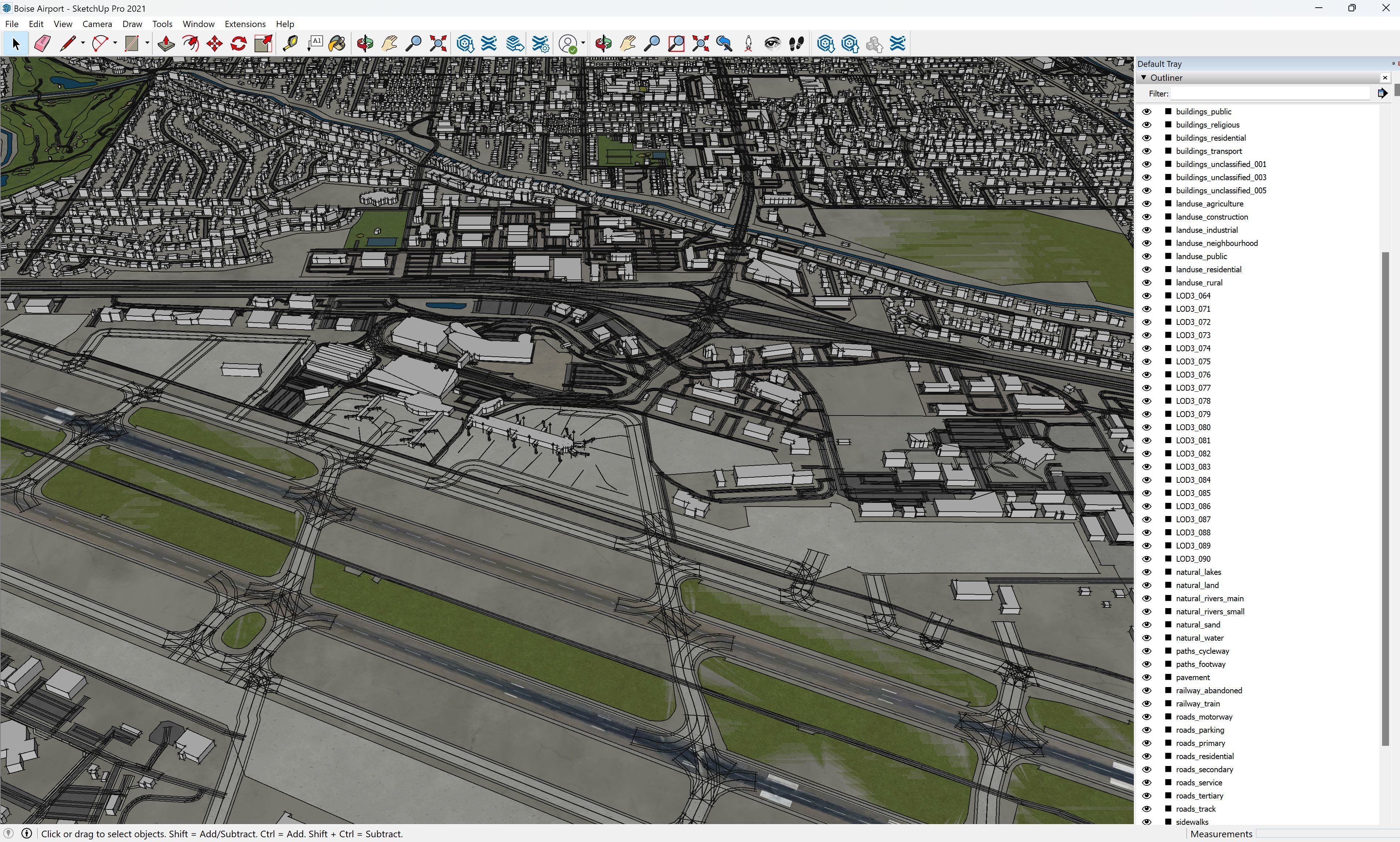 3D model Boise Airport VR / AR / low-poly | CGTrader