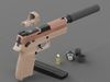 3D model Sig Sauer M18 with MOD X Silencer VR / AR / low-poly | CGTrader
