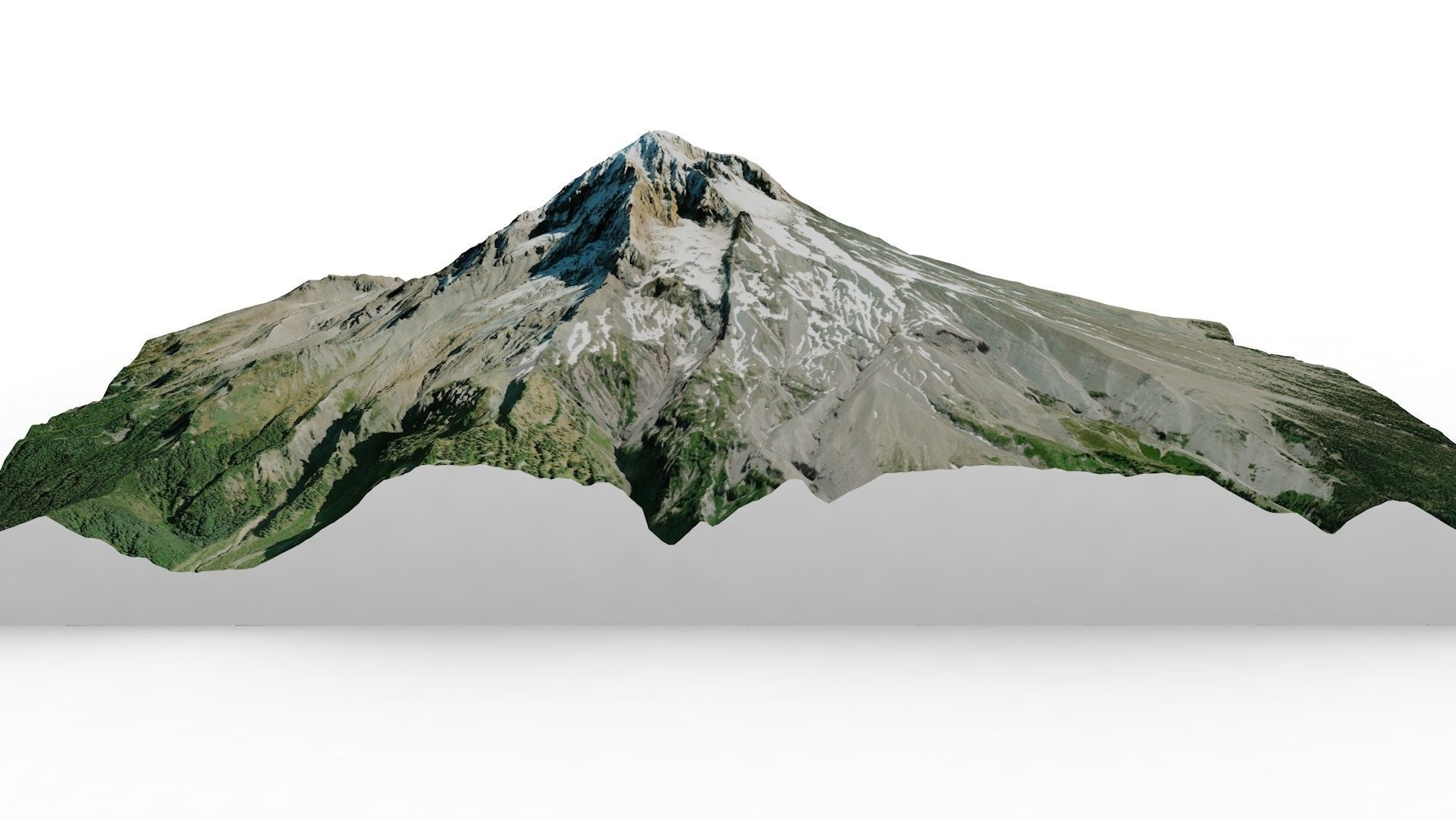 Mount Hood free 3D model | CGTrader