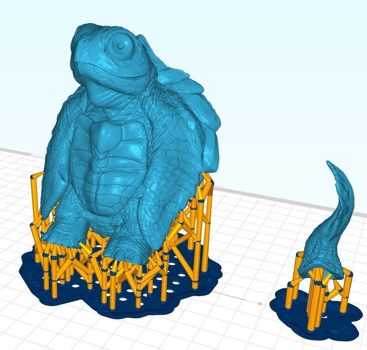 Cute Turtle Pre supported 3D model 3D printable | CGTrader