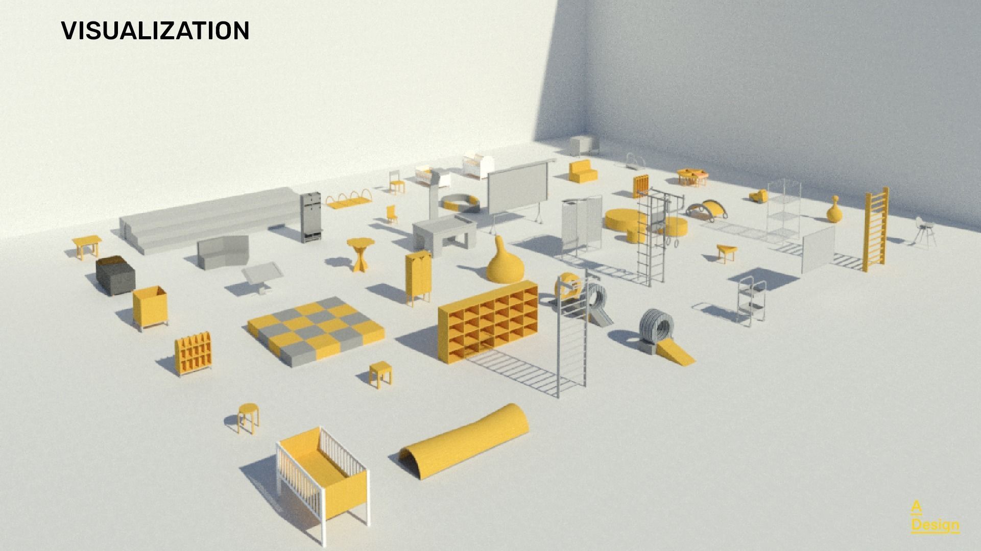 Equipment for Kindergarten - Pack of revit families 3D model | CGTrader