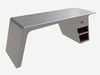 Metal Desk with Drawer 01 3D model | CGTrader