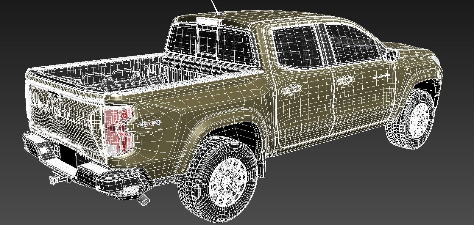 Chevrolet Colorado LT 2023 3D model | CGTrader