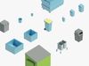 Litter bins and waste containers - Pack of revit families 3D model ...